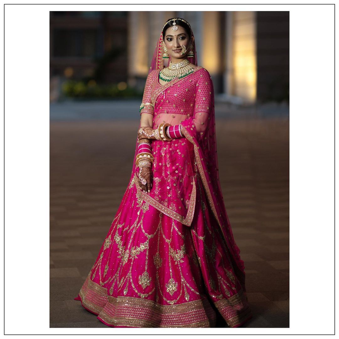 Stunning Pink Lehengas that shined throughout the year! - Weddingplz Blog