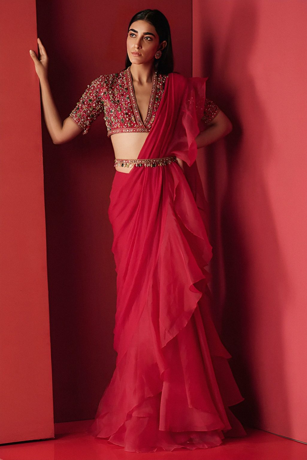 Stunning Reception Saree Ideas for Brides - Weddingplz Blog