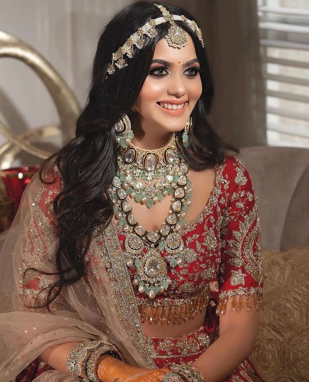 Elegant Sheeshphool Designs We Spotted On Modern Brides - Weddingplz Blog
