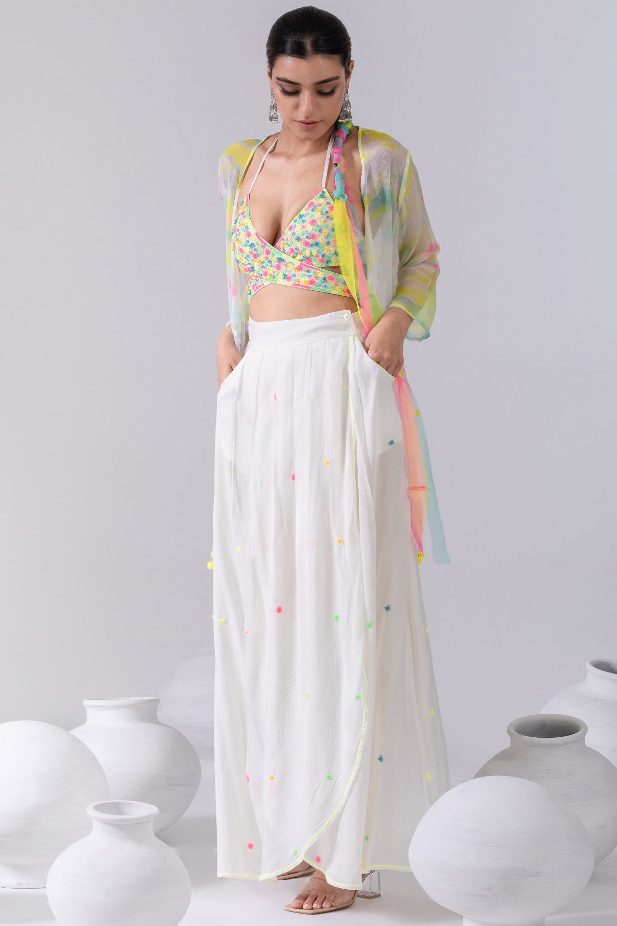 Designer Dhoti Sets for Chic Bridesmaids - Weddingplz Blog
