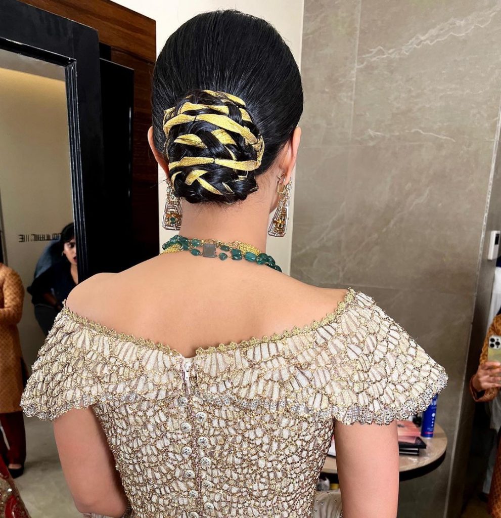 Lovely Bridal Buns We Spotted On Real Brides - Weddingplz Blog