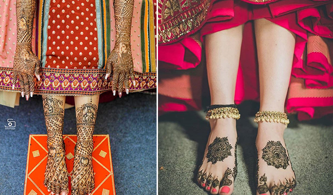 Remarkable Leg Mehandi Designs For Brides Bringing Glory In Her Life ...