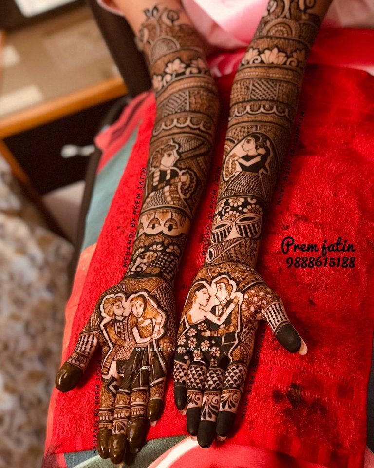Stunning Bridal Heena Designs For Real Weddings - Weddingplz Blog