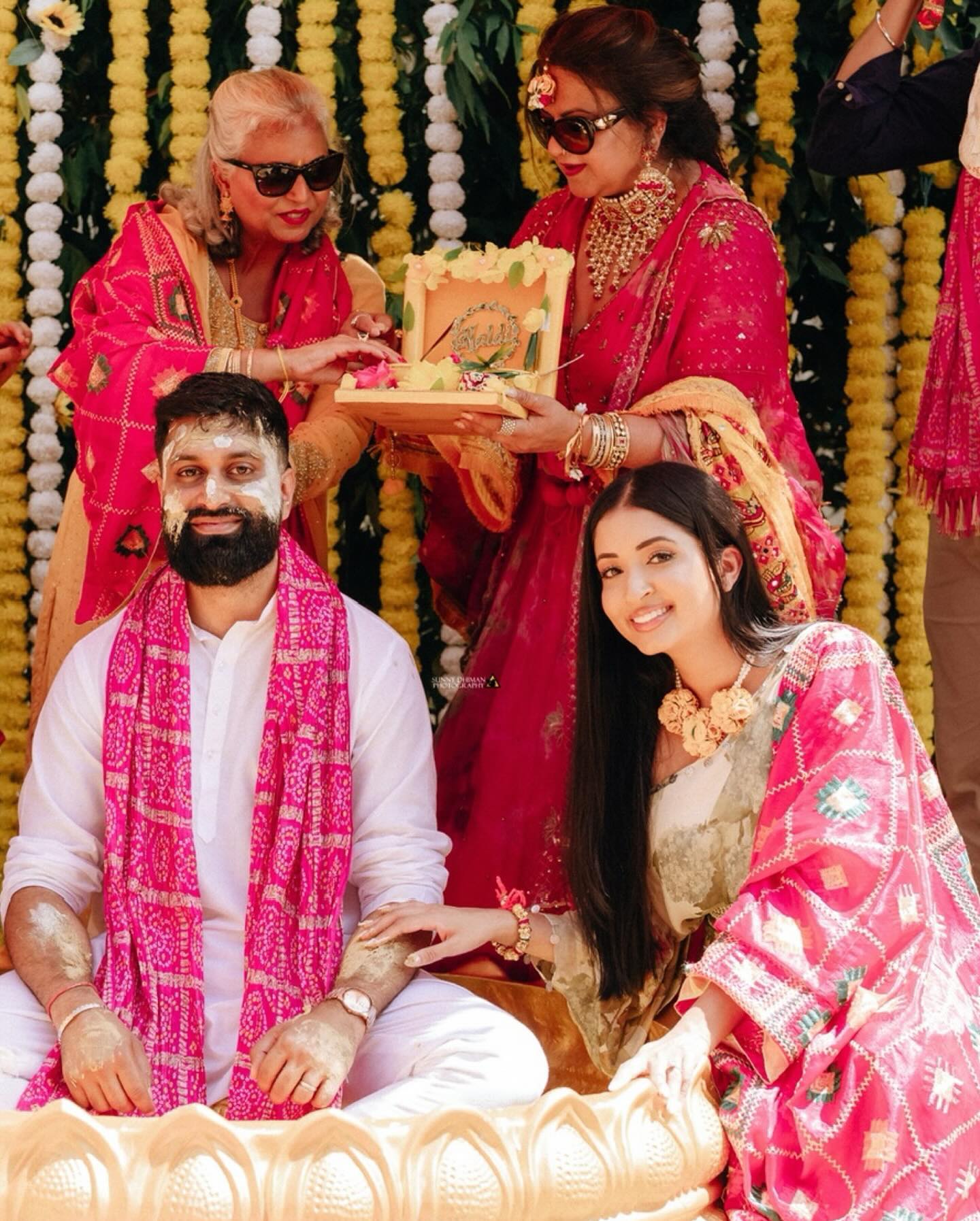 Haldi Poses for Stunning Photographs - Weddingplz Blog
